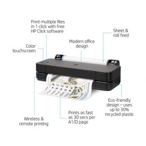 HP DesignJet T250 de 24" A3, A1, WiFi, (5HB06D) :: HP Store Uruguay